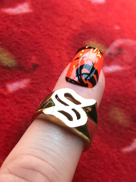 Gothic Initial / Letter Rings | SNASH JEWELRY