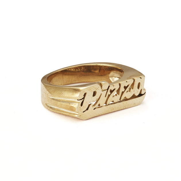 Pizza Ring (STYLE 2) | SNASH JEWELRY